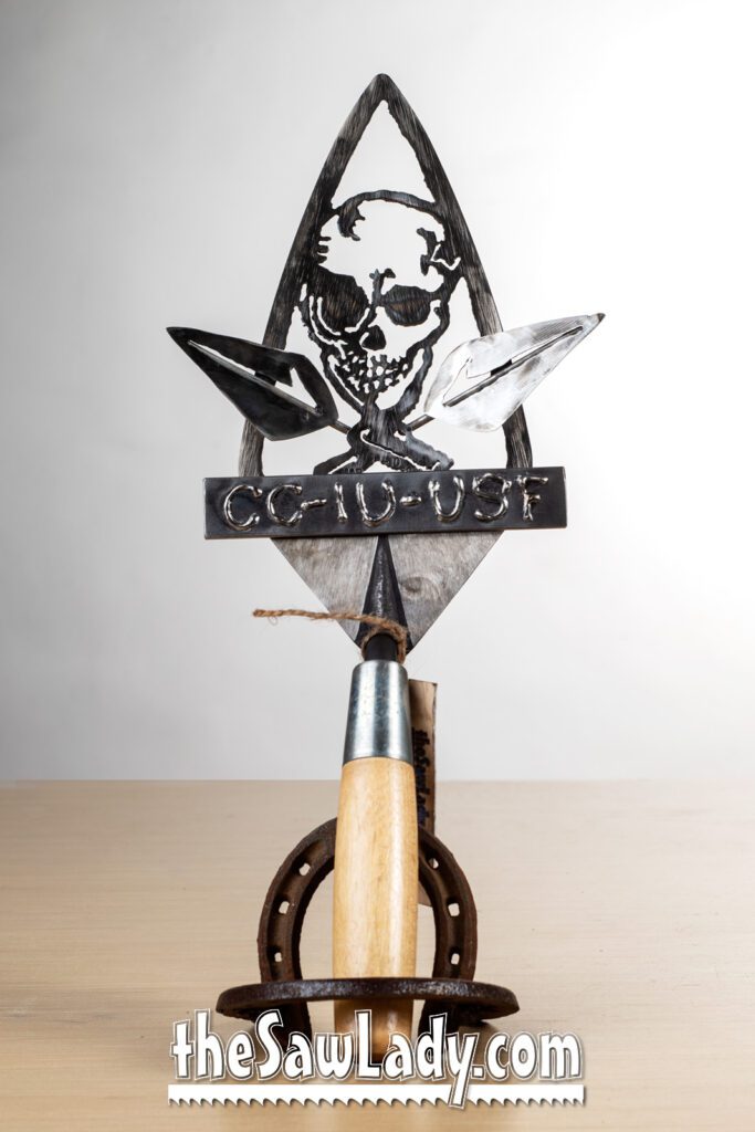 Metal Art Trowel with CUSTOM Design Hand (plasma) Cut | Wall Decor ...